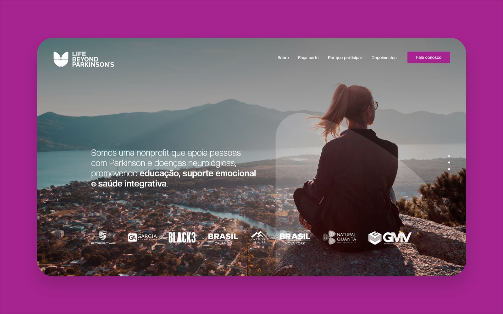 Life Beyond Parkinson's Site Onepage | TOSS STUDIO